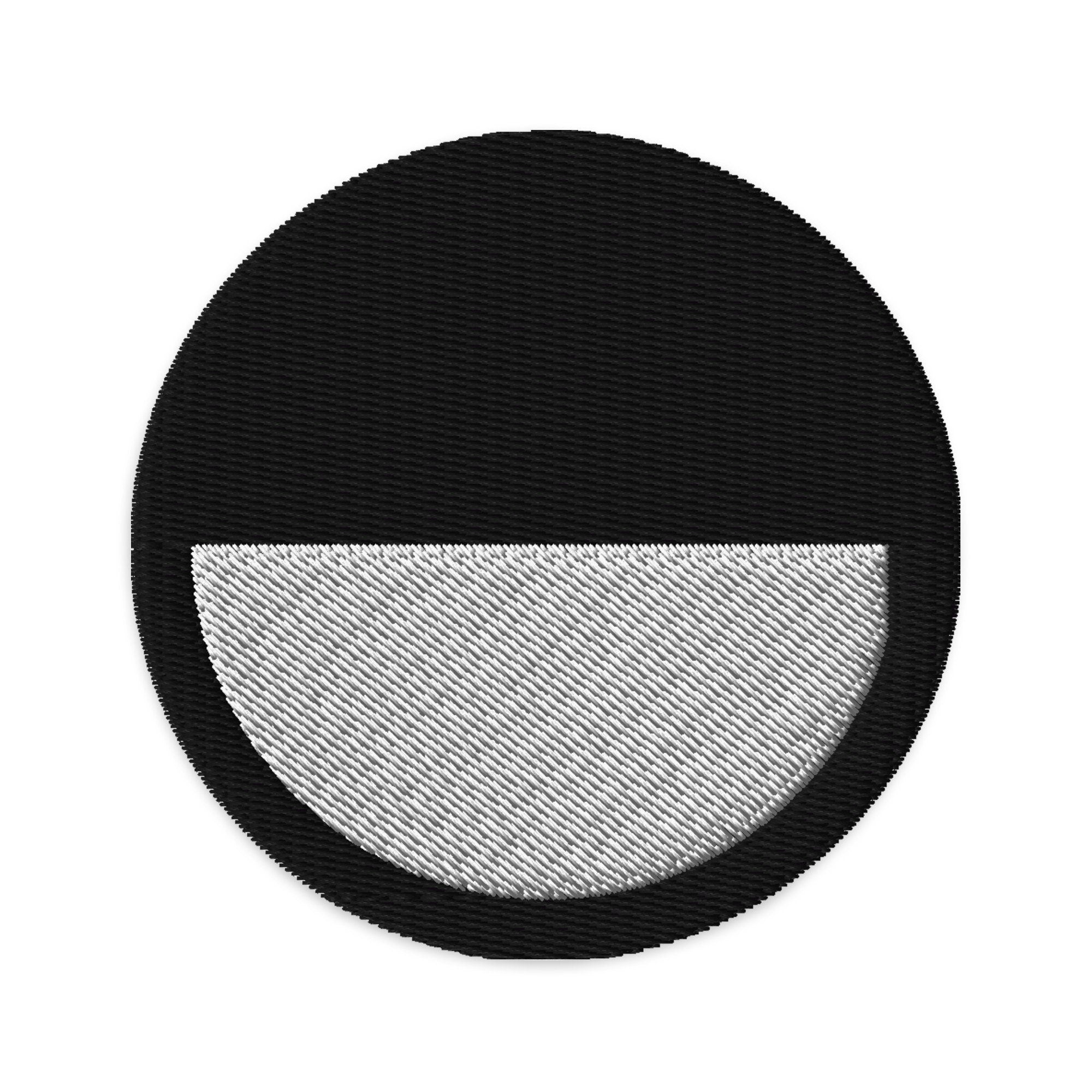 Indonesia Embroidered Patch, 3" Indonesian Flag Patch, Circular Indone